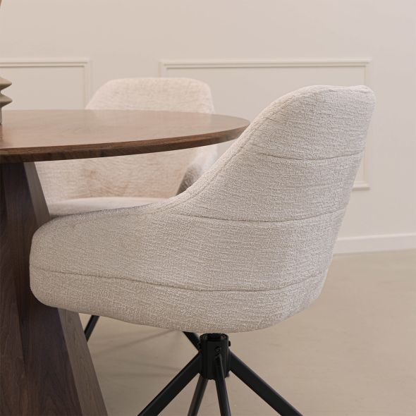 Kick swivel chair Jule - Terra